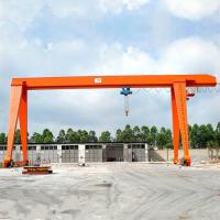 China Lightweight Single Girder Gantry Crane With Electric Hoist Simple Structure for sale