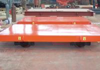 China Red Color 5 Ton Material Transfer Cart , Industrial Transfer Car For Warehouses for sale