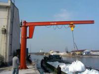 China Outdoor Floor Mounted Jib Crane 5 Ton 3Phase 380V 50Hz For Workshop Handling for sale