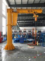 China Slewing Arm Pillar Mounted Jib Crane , High Safety Post Mounted Jib Crane for sale