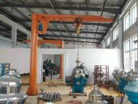 China Compact Davit Pillar Mounted Jib Crane High Performance For Warehouse Handling for sale