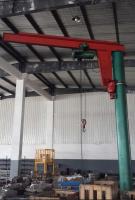China Box Girder Type Pillar Mounted Jib Crane , Reliable 500kg Swing Arm Jib Crane for sale