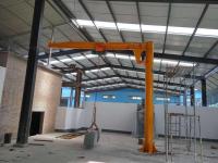 China Compact Davit Pillar Mounted Jib Crane High Performance For Warehouse Handling for sale