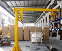China Slewing Arm Pillar Mounted Jib Crane , High Safety Post Mounted Jib Crane for sale