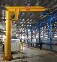 China 2 Ton Free Standing Jib Crane 270 Degree Electric Slewing Arm Span 4.5-6m for sale