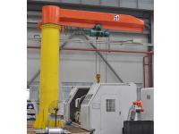 China Swing Arm Pillar Mounted Jib Crane , High Stability Cantilever Jib Crane for sale