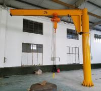 China Swing Arm Pillar Mounted Jib Crane , High Stability Cantilever Jib Crane for sale