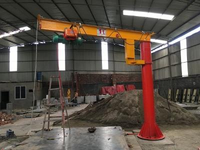 China Energy Saving Pillar Mounted Jib Crane , Electric Jib Crane 360 Degree Anti Swing Arm Lift for sale