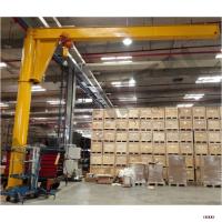 China Floor Pillar Mounted Slewing Jib Crane 3T 5T 360 Degree Rotating Customized Span for sale