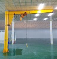 China Construction Machinery Pillar Mounted Jib Crane , 5 Ton Rotary Stationary Jib Crane for sale