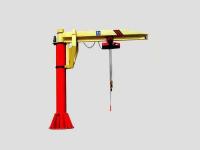 China Fast Loading Pillar Mounted Jib Crane Operation Smoothly Free Maintenance for sale