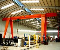 China Single Beam Rubber Gantry Crane Travel 10 Ton Heavy Equipment High Reliability for sale