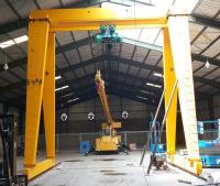 China Single Beam Rubber Gantry Crane Travel 10 Ton Heavy Equipment High Reliability for sale
