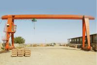 China Cabin Control Single Girder Gantry Crane 20 Ton For Building Material Shops for sale