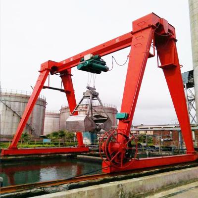 China Cabin Control Single Girder Gantry Crane 20 Ton For Building Material Shops for sale