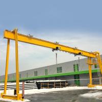 China Single Girder Warehouse Gantry Crane 3T 5T 10T , Indoor Gantry Crane Box Steel Type for sale