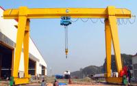 China Material Handling 10 Ton Mobile Gantry Crane Single Girder Steel Box Type for sale