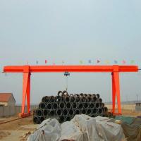 China Multipurpose Single Girder Gantry Crane 5T 10T 20T For Concrete Marble Block Granite Lifting for sale