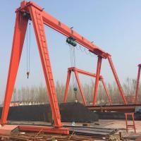 China 5 Ton Single Girder Gantry Crane , Container Gantry Crane High Speed Span 6-45m for sale