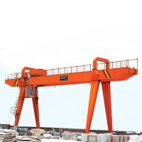 China 4 Wheels 150T Double Girder Goliath Crane With Trolley for sale