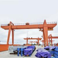 China Double Beam Workshop Gantry Crane 20 Ton For Lifting Steel Plate / Fabrication for sale