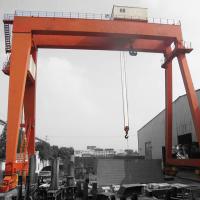 China 35 Ton Double Girder Gantry Crane Project Lifting Precast Concrete High Efficiency for sale