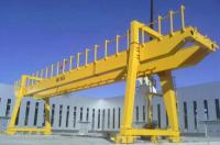 China High Power Double Girder Rail Mounted Gantry Crane 15 Ton CE / ISO Certificated for sale