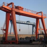 China Large Power Double Beam Gantry Crane 35 Ton Fast Lifting Speed High Working Level for sale