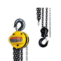 China Safe 10 Ton Manual Chain Hoist , Chain Pulley Block With Hook Good Performance for sale