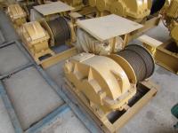 China 5 Ton Boat Marine Electric Winch , Double Drum Electric Winch Fast Line Speed Cable Pulling for sale