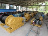 China High Speed Industrial Electric Winch , Electric Wire Rope Winch 2 Ton With Button Control for sale
