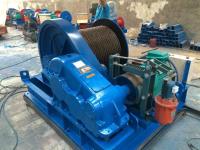 China Vertical Lifting Industrial Electric Winch , 10 Ton Marine Electric Winch for sale