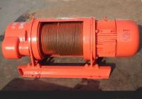 China 0.5 - 10 Ton High Speed Electric Winch With Wireless Remote Control 380V 50Hz for sale