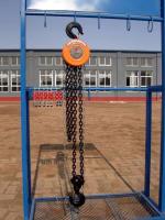 China Triple Spur Geared Hand Chain Pulley Block 1 Ton High Operating Efficiency for sale