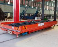 China Remote Control Material Transfer Cart , Automated Rotating Motorized Platform Cart for sale