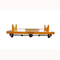 China Hydraulic Lifting Table Material Transfer Cart , Motorised On Rail Transfer Car for sale
