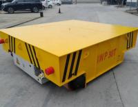 China Industrial Platform Material Transfer Cart , Railway Coil Cable Drum Load Transfer Trolley for sale