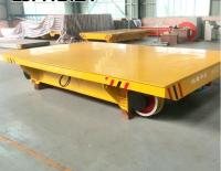 China Flat 50 Ton Electric Transfer Trolley For Industrial Workshop for sale