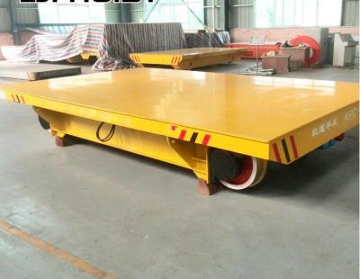 China Flat 50 Ton Electric Transfer Trolley For Industrial Workshop for sale