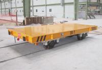 China Industrial Platform Material Transfer Cart , Railway Coil Cable Drum Load Transfer Trolley for sale