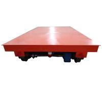 China Building Material Transfer Cart , Four Wheels Electric On Rail Transfer Cart for sale