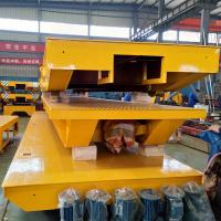 China Building Material Transfer Cart , Four Wheels Electric On Rail Transfer Cart for sale