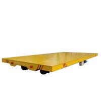 China Long Distance Fat Rail Die Transfer Cart 200 Ton Precast Concrete Workshop Use for sale