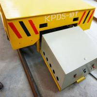 China Long Distance Fat Rail Die Transfer Cart 200 Ton Precast Concrete Workshop Use for sale