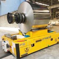 China Smelter Motorised Trolleys Carts 100 Ton Stable Start Small Impact Long Service Life for sale