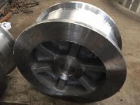 China High Duty Crane Trolley Wheels , Crane Steel Forged Wheels For Construction for sale