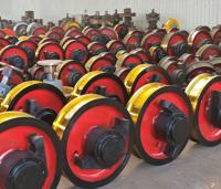 China Cast Steel Locomotive Wheels 600mm 762mm 900mm Gauge High Tensile Strength for sale