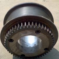 China 600*150 Double Beam Crane Trolley Wheels Set Multi Specification Available for sale