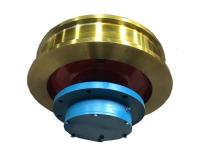China Single / Double Flange Overhead Crane Wheels Durable High Tensile Strength for sale