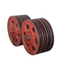 China Custom Size Port Crane Trolley Wheels , Bridge Crane Wheels On End Beam for sale
